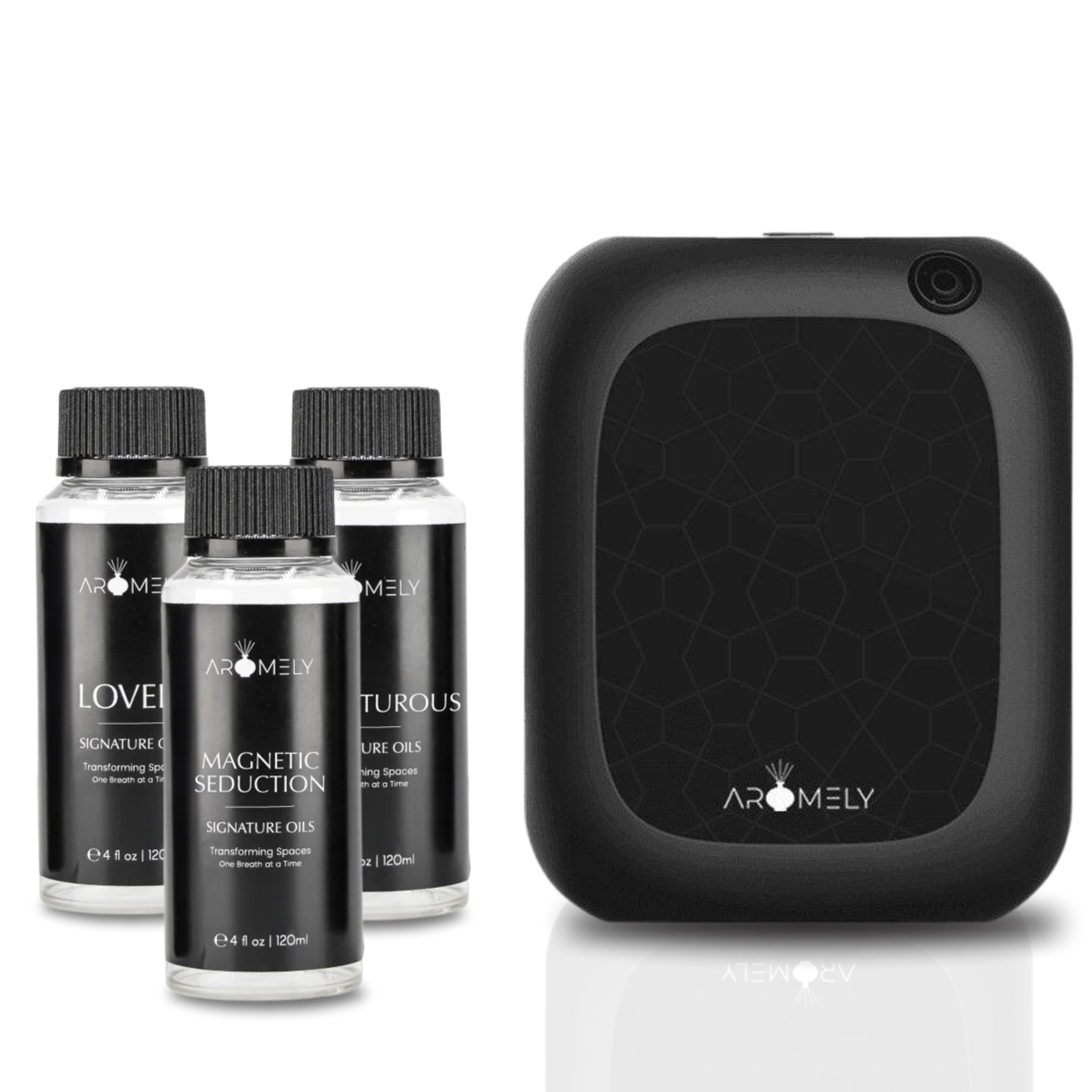 Aromely Gift Set for 1500 SqFt: 1 ARO X25 MAX + 3x50ml diffuser scents